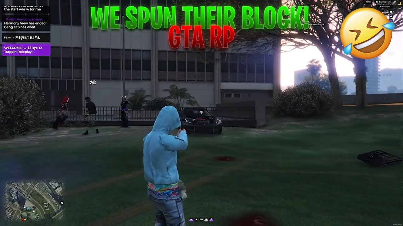 DrippE SPUN THEIR BLOCK ON GTA RP! - YouTube
