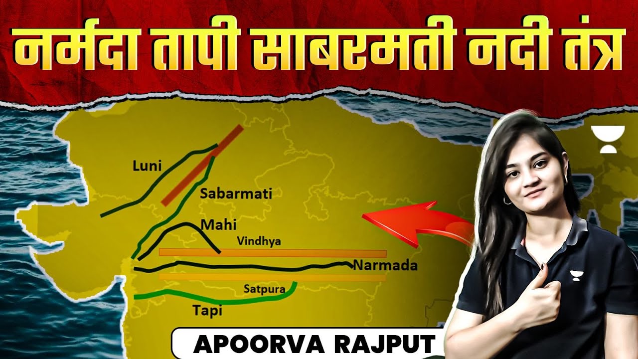 Narmada, Tapi, Sabarmati River System for UPSC | Indian Geography ...