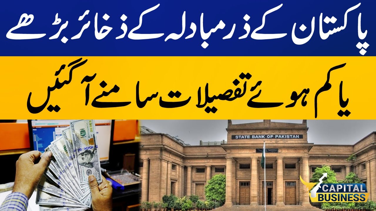 Pakistan Foreign Exchange Reserves | Details Revealed | Capital ...