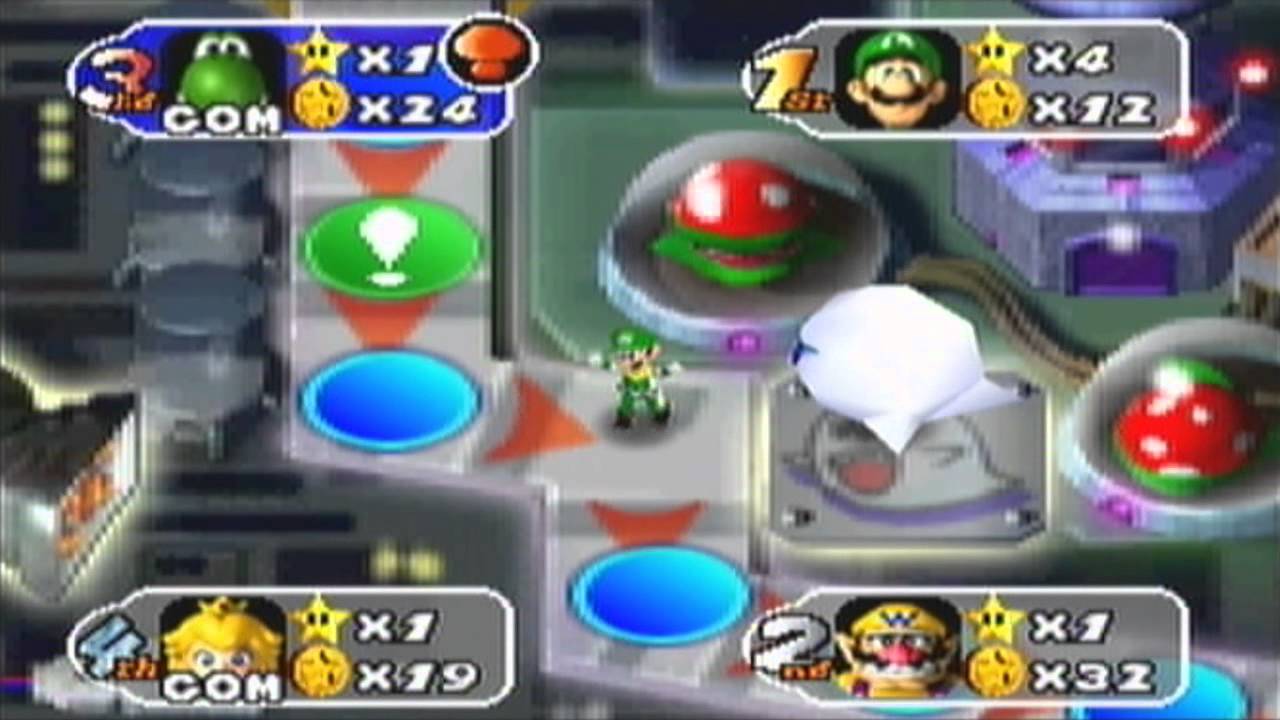 Let's Play Mario Party 2 (2 players) - Part 14 [Space Land] - YouTube