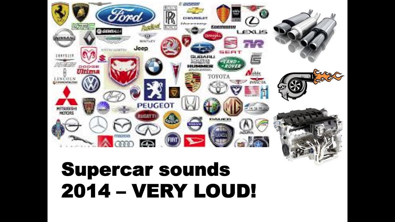 Supercar sounds compilation - YouTube