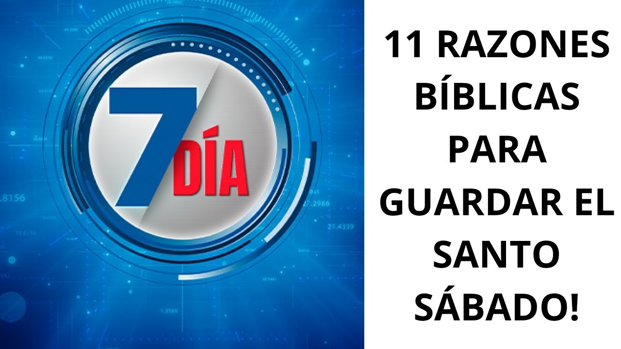 ⚠️RAZONES BÍBLICAS PARA GUARDAR EL SÁBADO, EL CUARTO MANDAMIENTO DE ...
