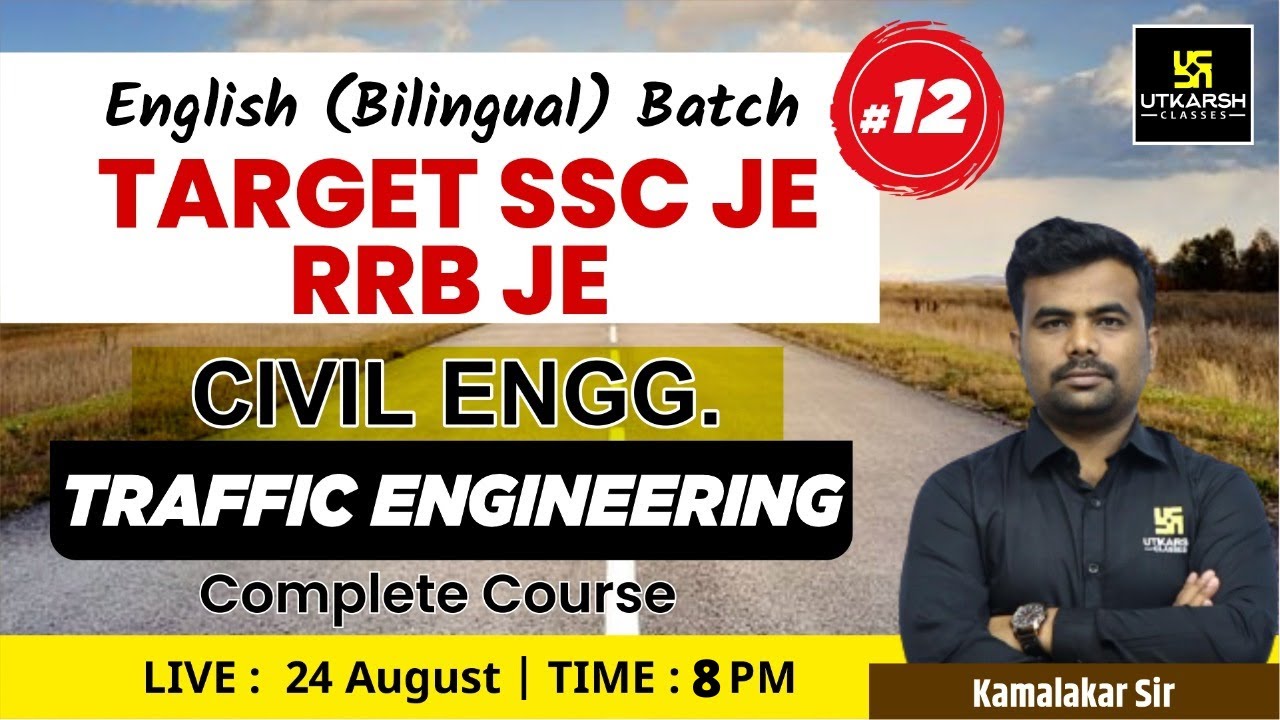 Highway Engineering #12 | Civil Engineering Concepts | Complete Course | By Kamalakar Sir - YouTube