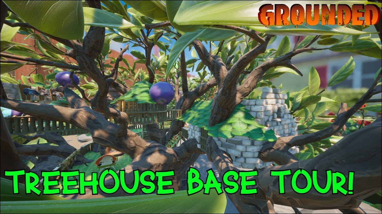 Treehouse Base Tour Grounded Ep 73 - YouTube
