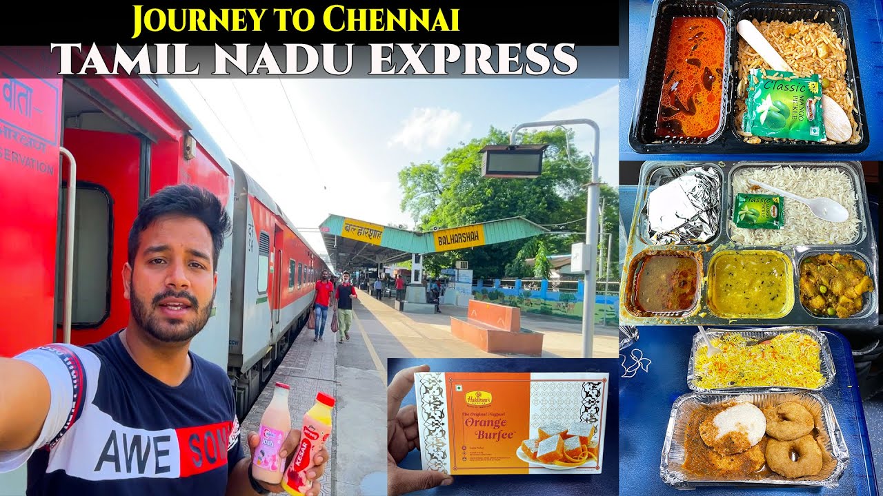 Most PREMIUM train to South India Special food of all stations Coverd ...