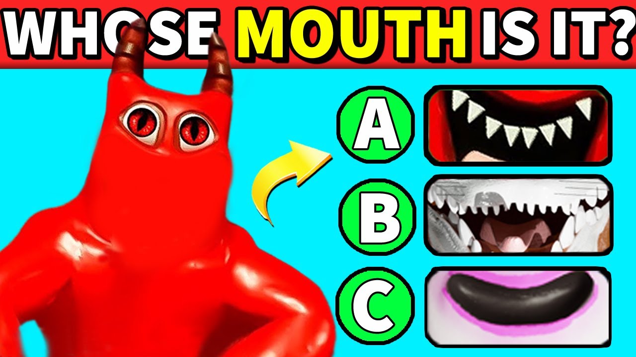 Guess The Monster by MOUTH 💋GARTEN OF BANBAN 7 💋Flumbo 💋Nabnab 💋 ...