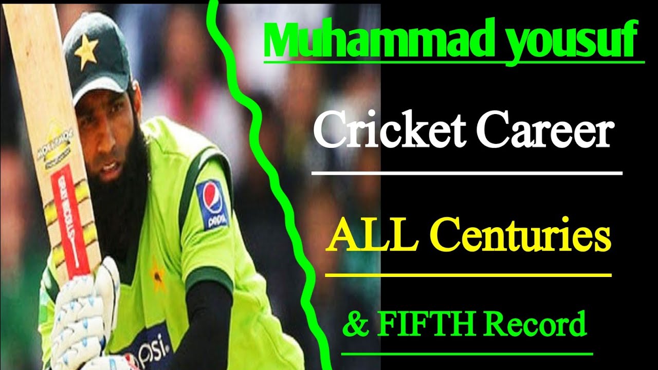 muhammad yousuf cricket career | muhammad yousuf batting | test & odi ...