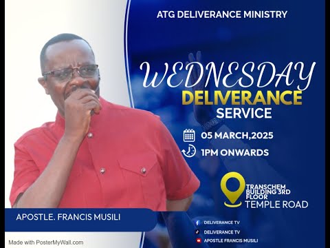 Wednesday Deliverance Service / Apostle Francis Musili. - YouTube