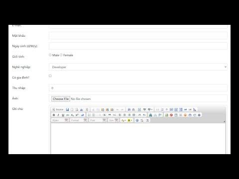 Validate dữ liệu - Upload ảnh - nhúng CKEditor trong SpringBoot - YouTube