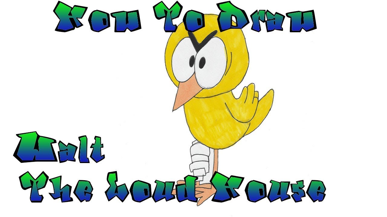 How to draw Walt|The Loud House - YouTube