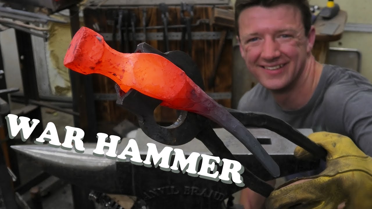 The MOST FUN Weapon I've Ever Made and Tested!! 15th Century WAR HAMMER ...