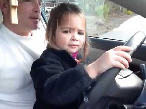 Giving My daughter her first driving lesson. - YouTube