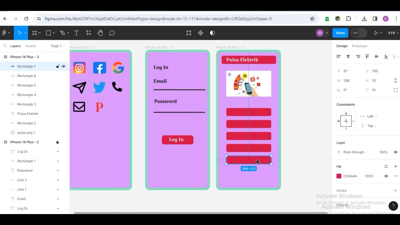 Tutorial Membuat Wireframe & Prototyping di Figma - YouTube