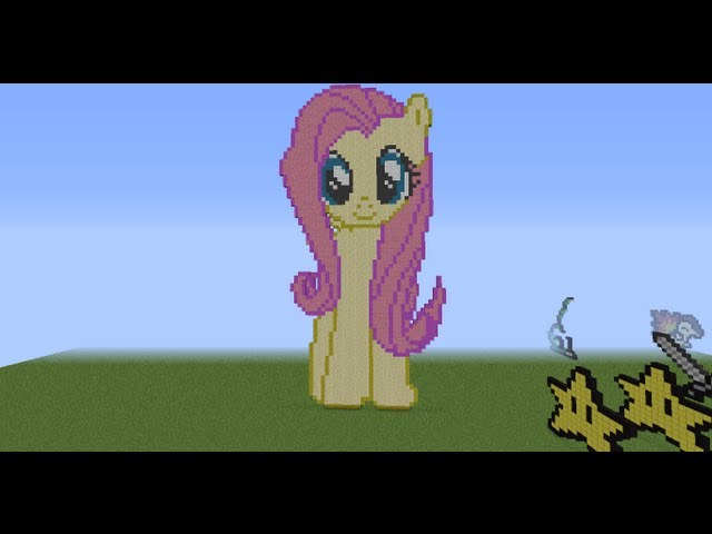 Minecraft Pixel Art Grid Mlp