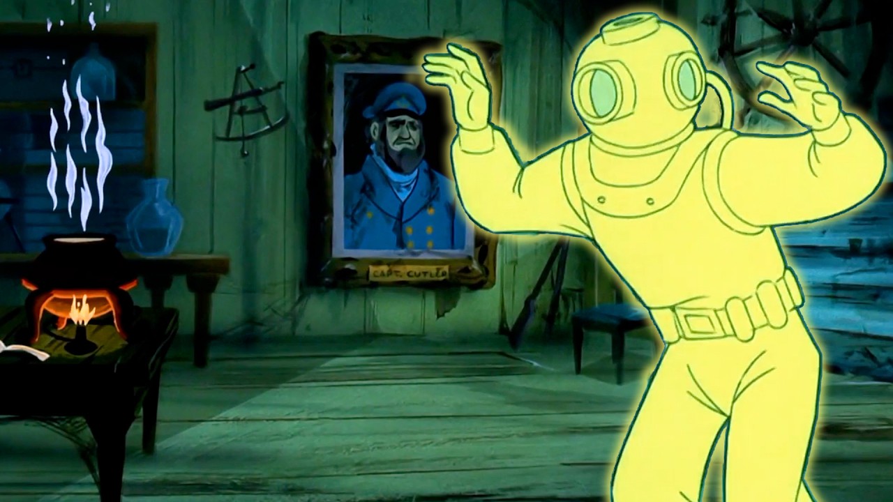 Scooby-Doo Ghost of Captain Cutler Ambience - Thunder, Rain, Wind, Wave ...