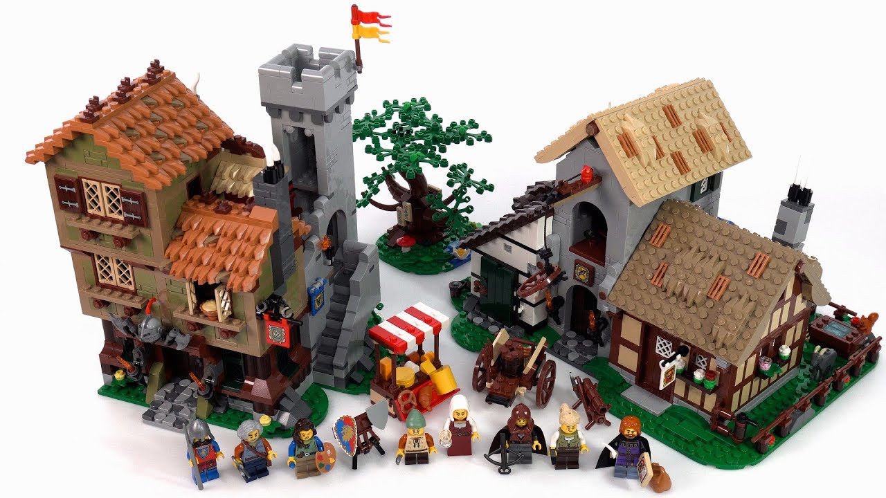 Lego Icons medieval town square 10332 review castle fans are living ...