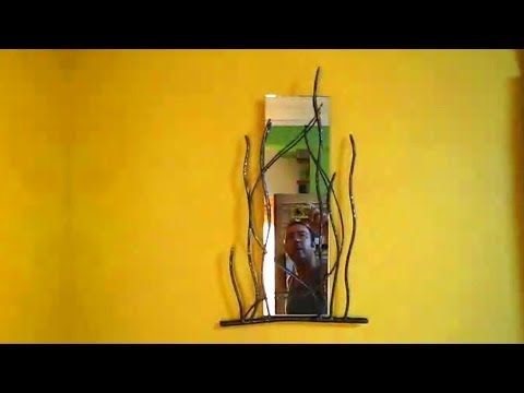 Recycled Scrap Metal into a Wrought Iron Mirror Frame, - YouTube