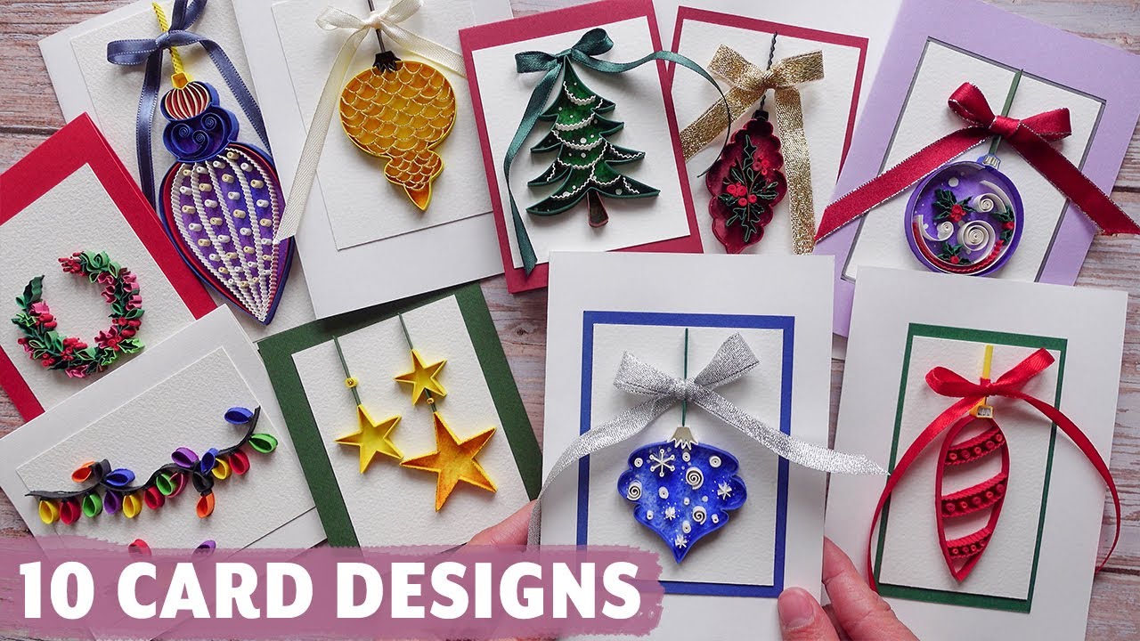 10 Simple Christmas Card Ideas (for beginners and advanced) | Paper ...
