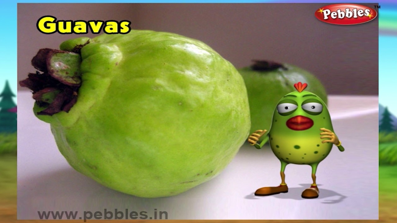 Guava Rhyme | Nursery Rhymes For Kids | Fruit Rhymes | Nursery Rhymes ...