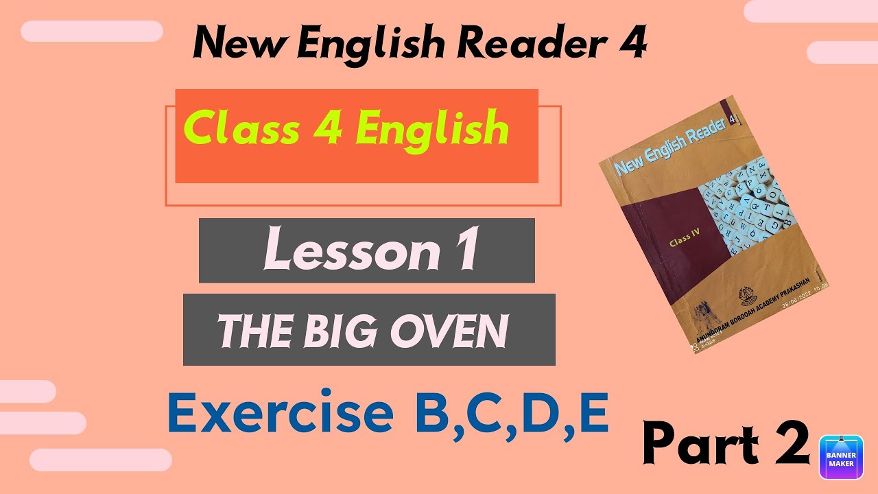 Class 4 english chapter 1 worksheet || Class 4 english lesson 1 The big ...