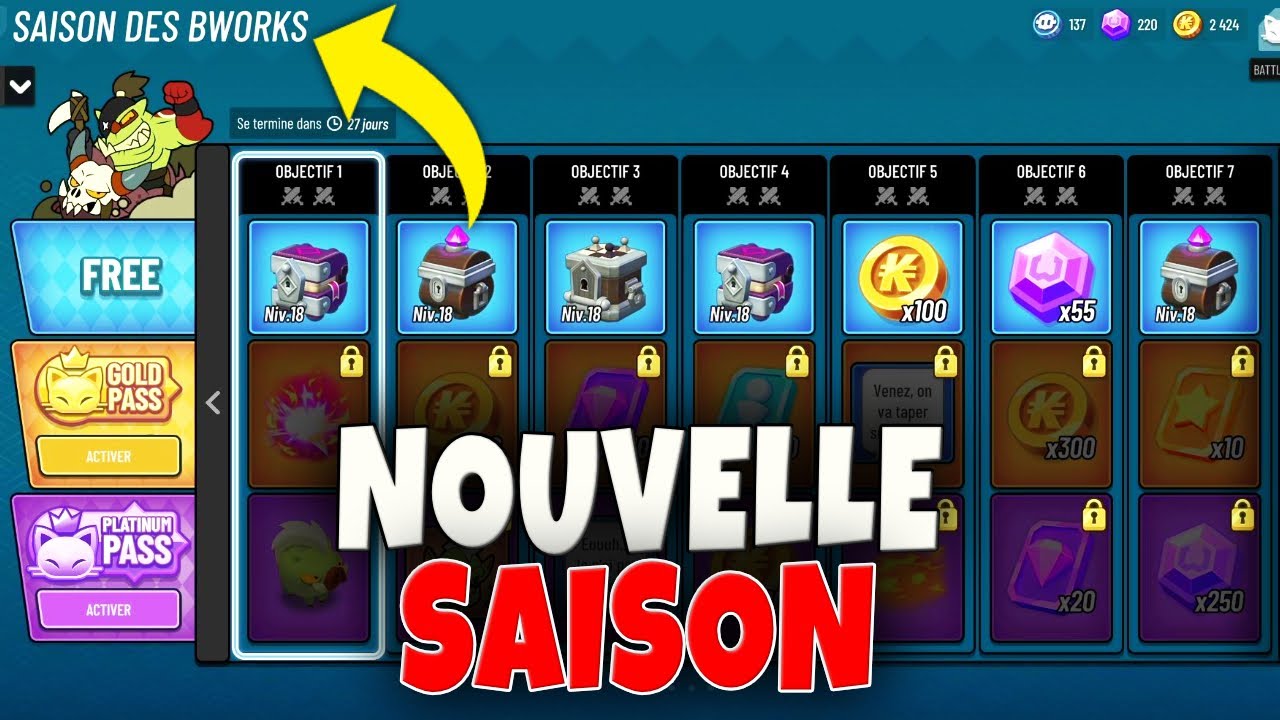 Nouvelle SAISON BWORK sur Waven (Passe de Combat et Nouveau Contenu ...