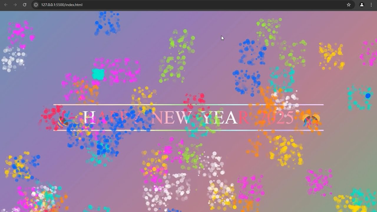Fireworks Animation With Html Css And Javascript Tech Talker 360 1075
