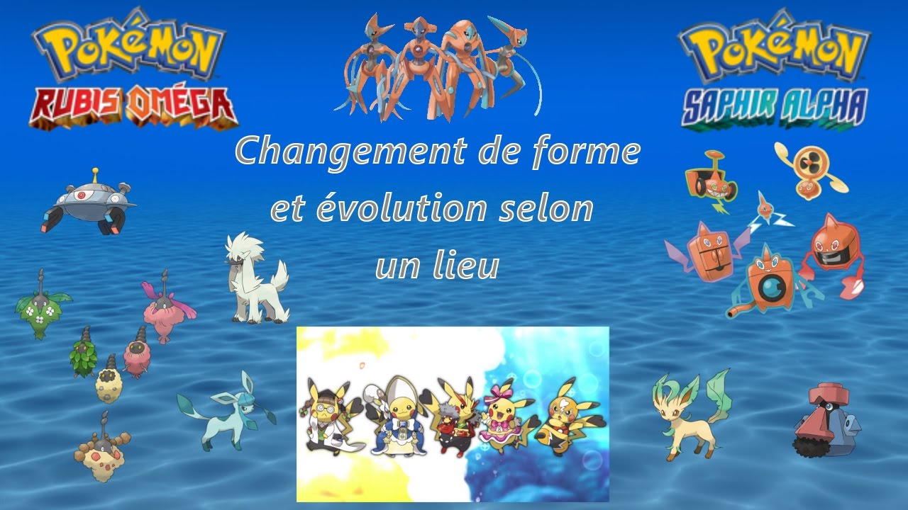 [tuto] pokemon rosa : changement de forme et évolution selon un lieu ...