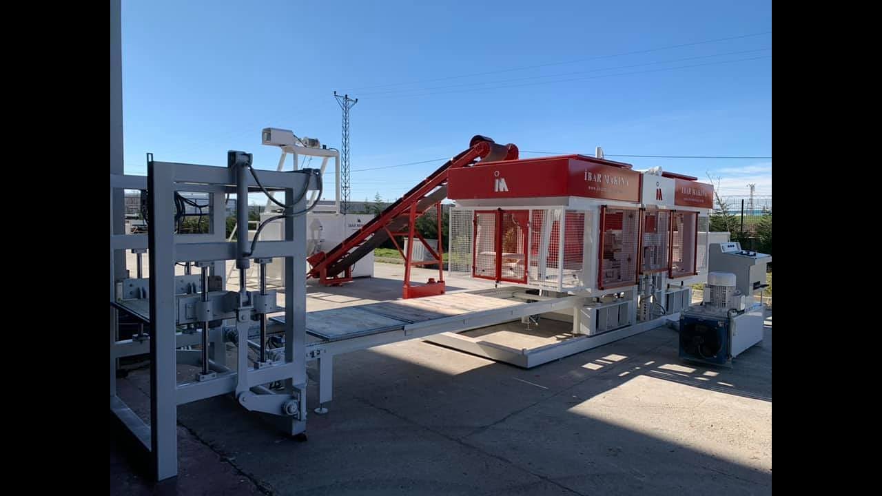 Briket makinası CBM 25-2 ( Concrete block machine ) - YouTube