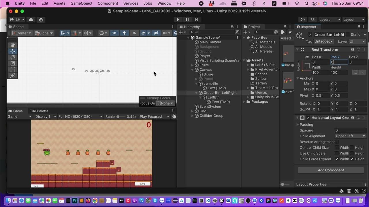 Unity Bolt - làm nút bấm di chuyển trái, phải, nhảy cho Game Mobile ...