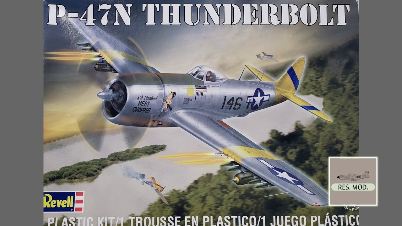 P-47N Thunderbolt | TIMELAPSE | Full Build | Revell | Monogram | Scale ...