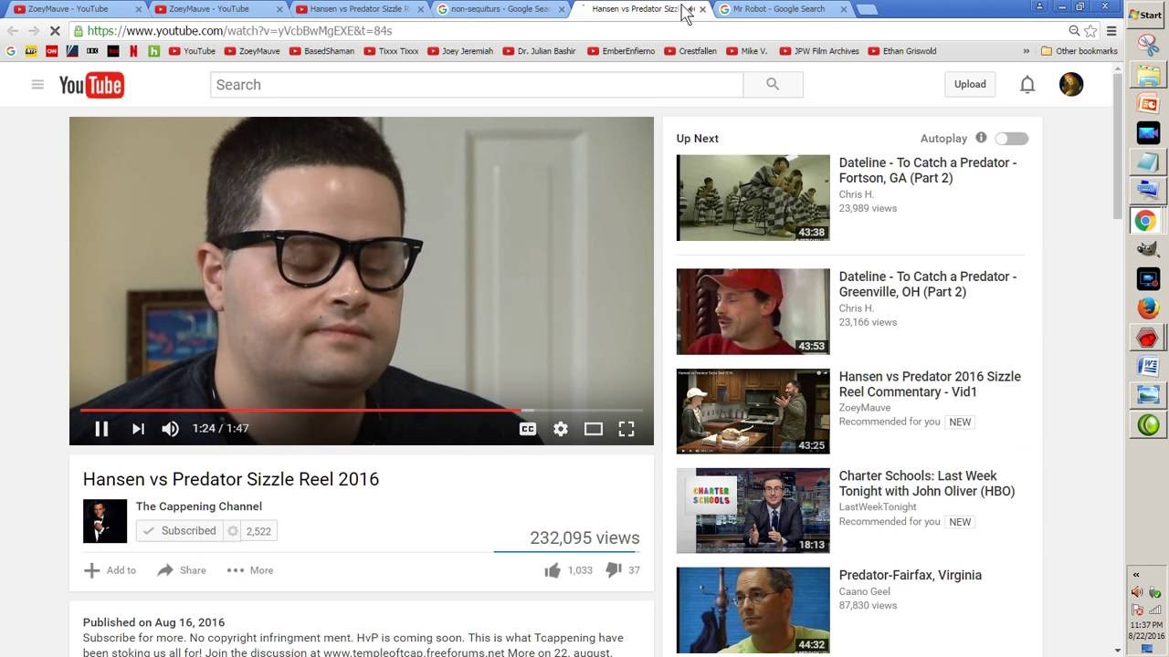 Hansen vs Predator 2016 Sizzle Reel Commentary - Vid4 - YouTube