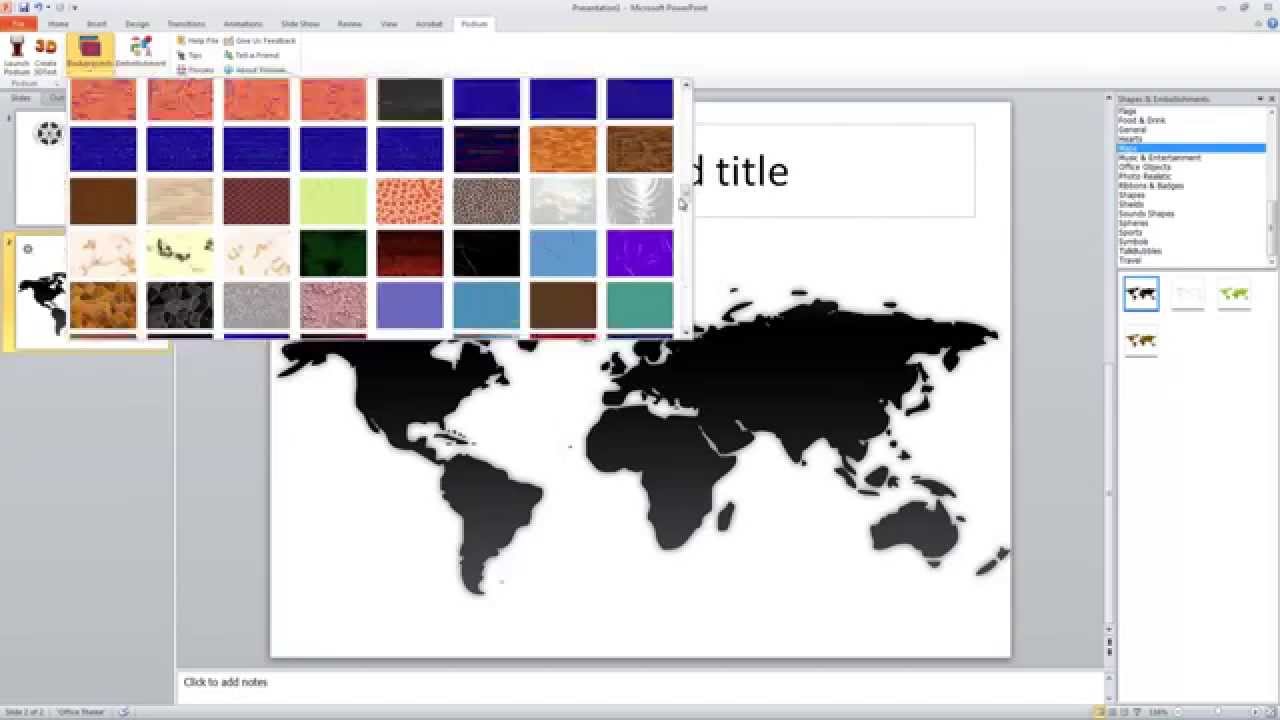 Podium Ribbon Bar in Powerpoint - YouTube