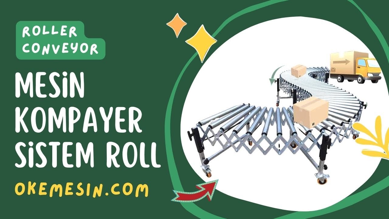 Mesin Roller Conveyor | Conveyor Sistem Roll Untuk Industri Food ...