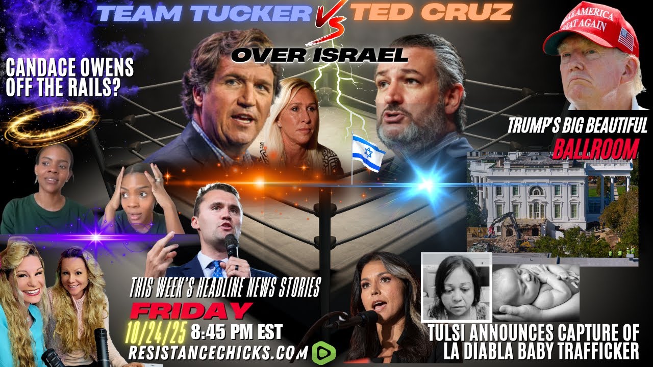 Team Tucker Vs Ted Cruz Over Israel | Trump's Big Beautiful Ballroom ...