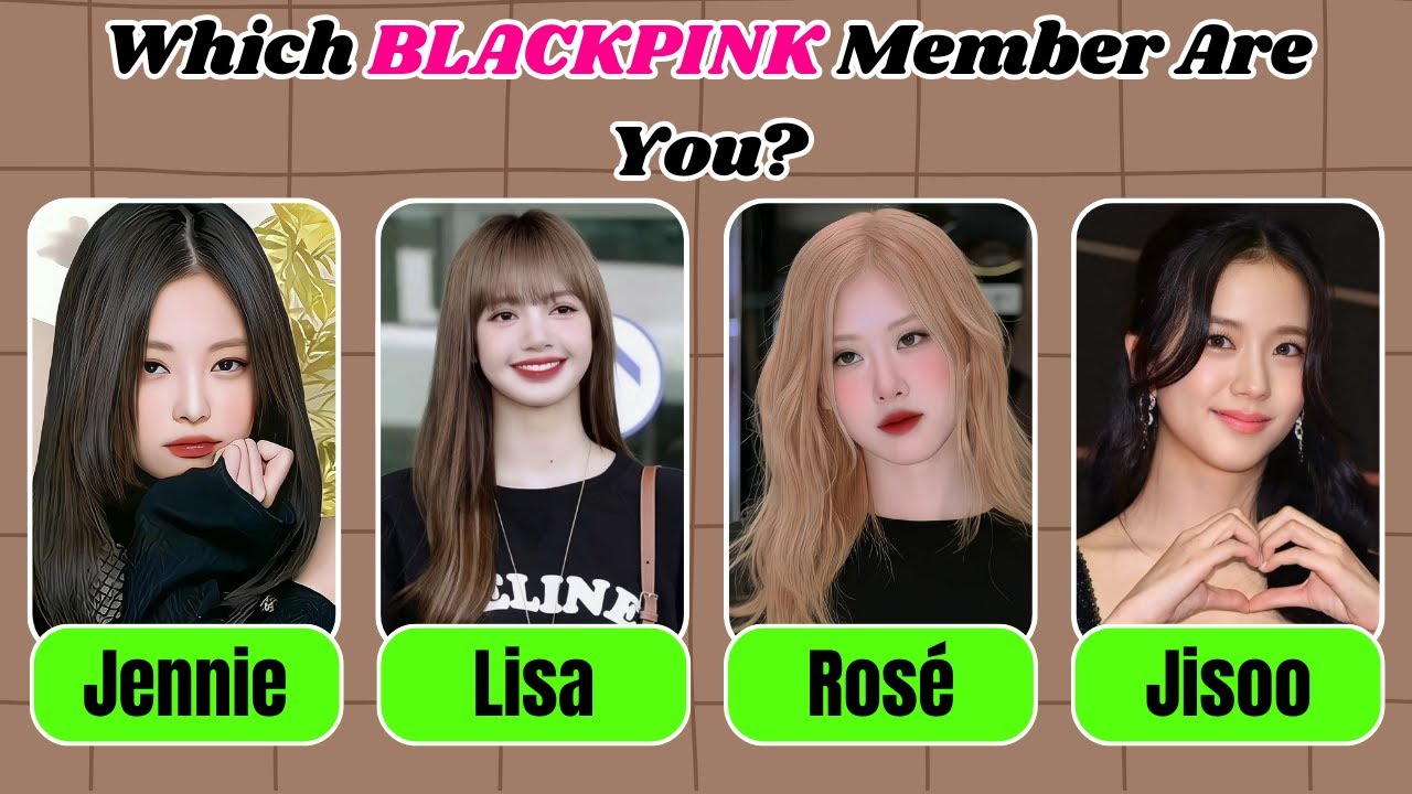 Which BLACKPINK Member Are You? | Fun Personality Quiz for Every BLINK ...