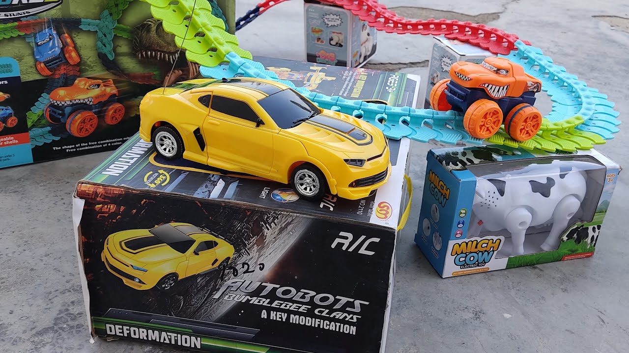 Yellow Bumblebee Transformer car, dog toys, cow toys, Trains - Car Toys ...