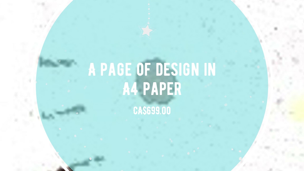 A page of design in A4 paper - YouTube