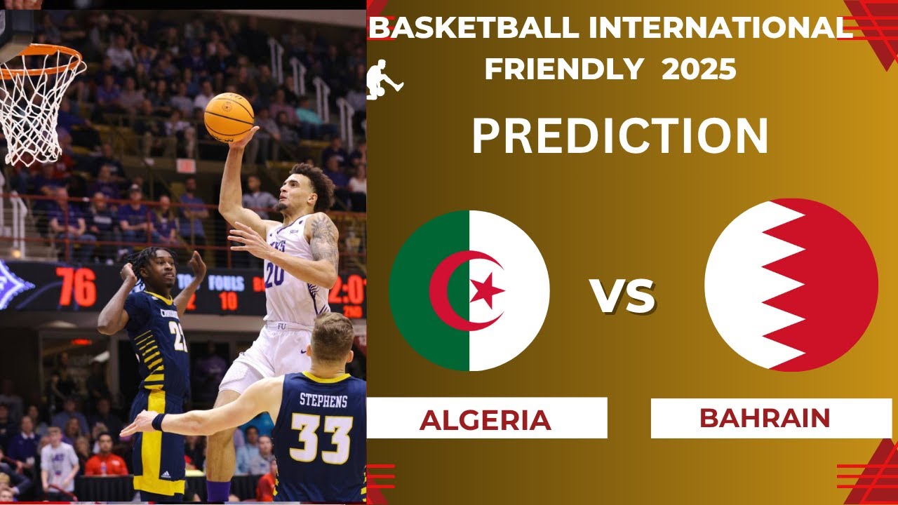 🔴BAHRAIN vs ALGERIA I LIVE SCORE BASKETBALL Arab Nations Cup 2025 ...