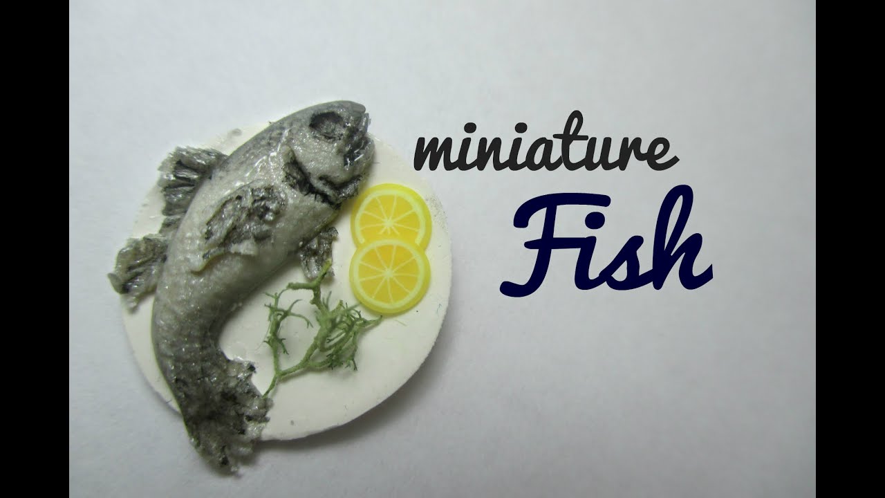 Polymer Clay Cooked Fish Tutorial (Miniature Mondays) - YouTube