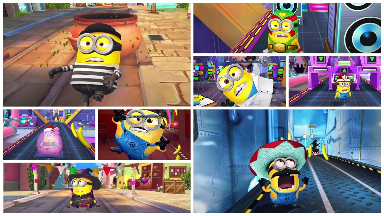 Minion Rush 20 Funny and Epic fails Full Screen - YouTube