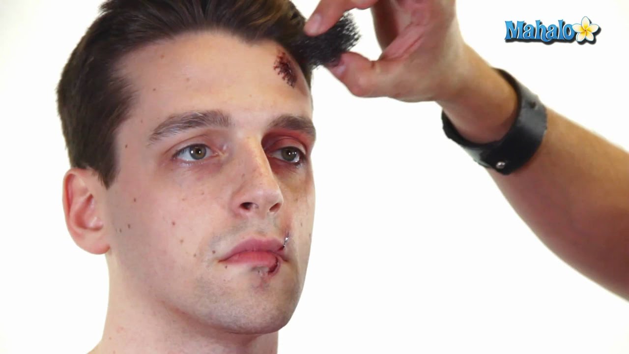 Zombie Makeup - How to Create a Scrape - YouTube