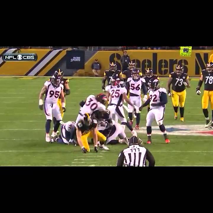 Vicious Dead Ball Hit Worse Than Beckhams Wade Made By Steelers Player ...