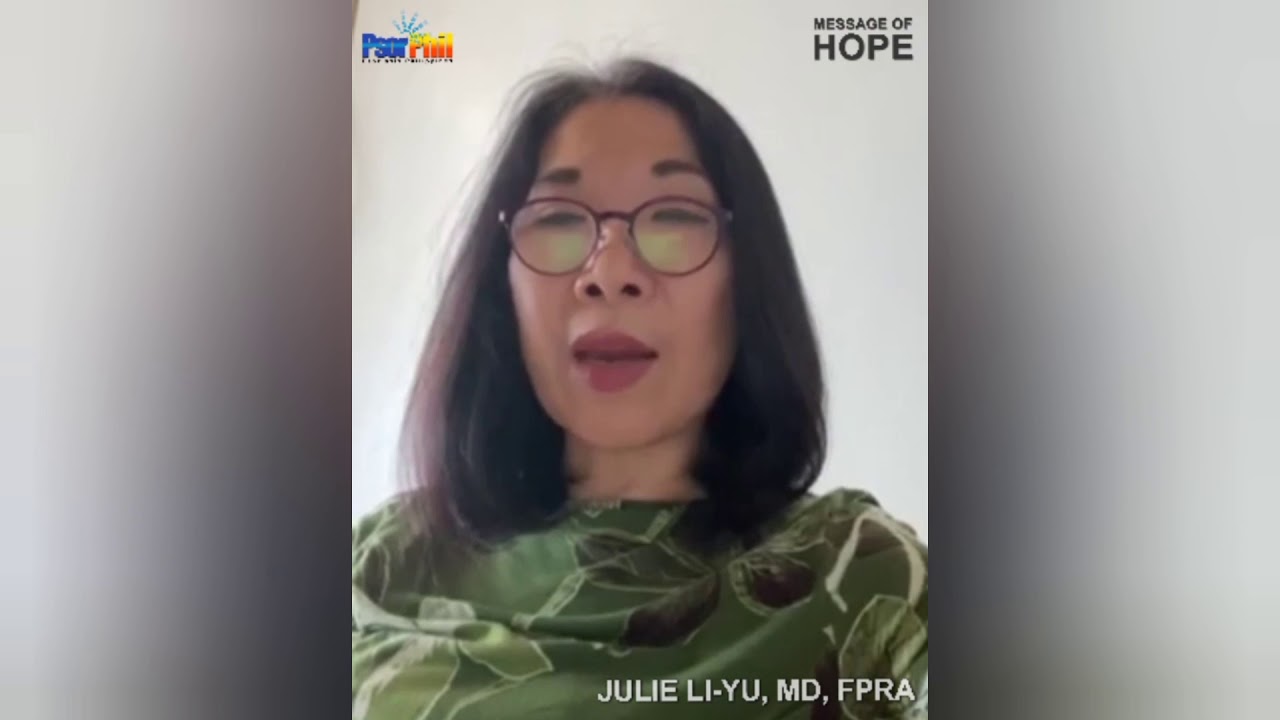 Message Of Hope: Dr Julie Yu - YouTube