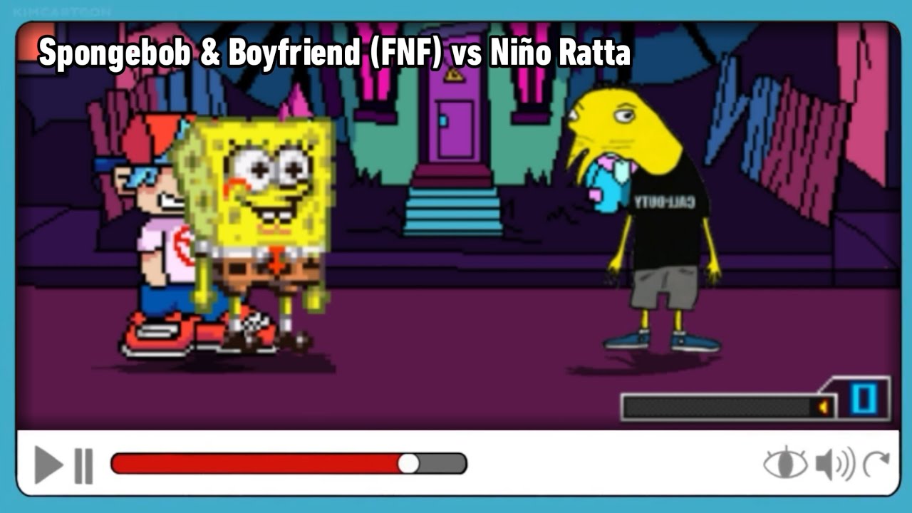 FPB MUGEN #28: spongebob & boyfriend (fnf) vs niño ratta (watch mode ...