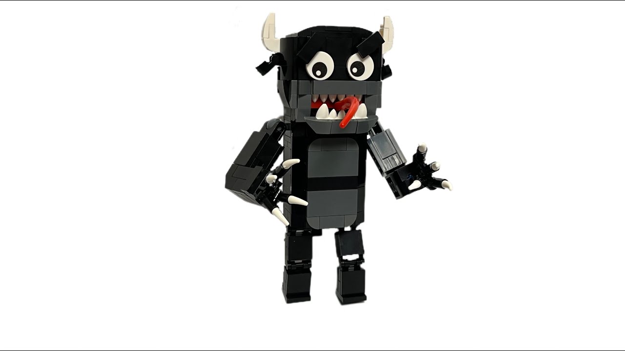 Roblox Rainbow Friends black but in Lego! - YouTube