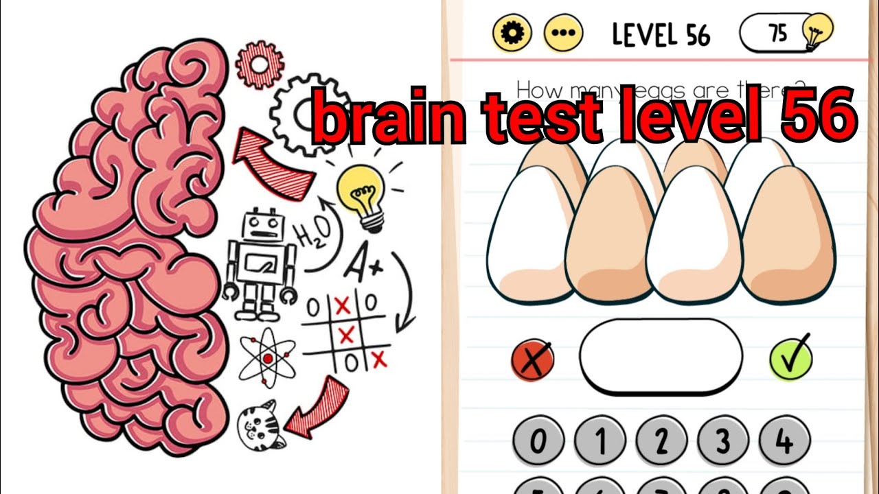 brain test 56 brain test level 56 - YouTube
