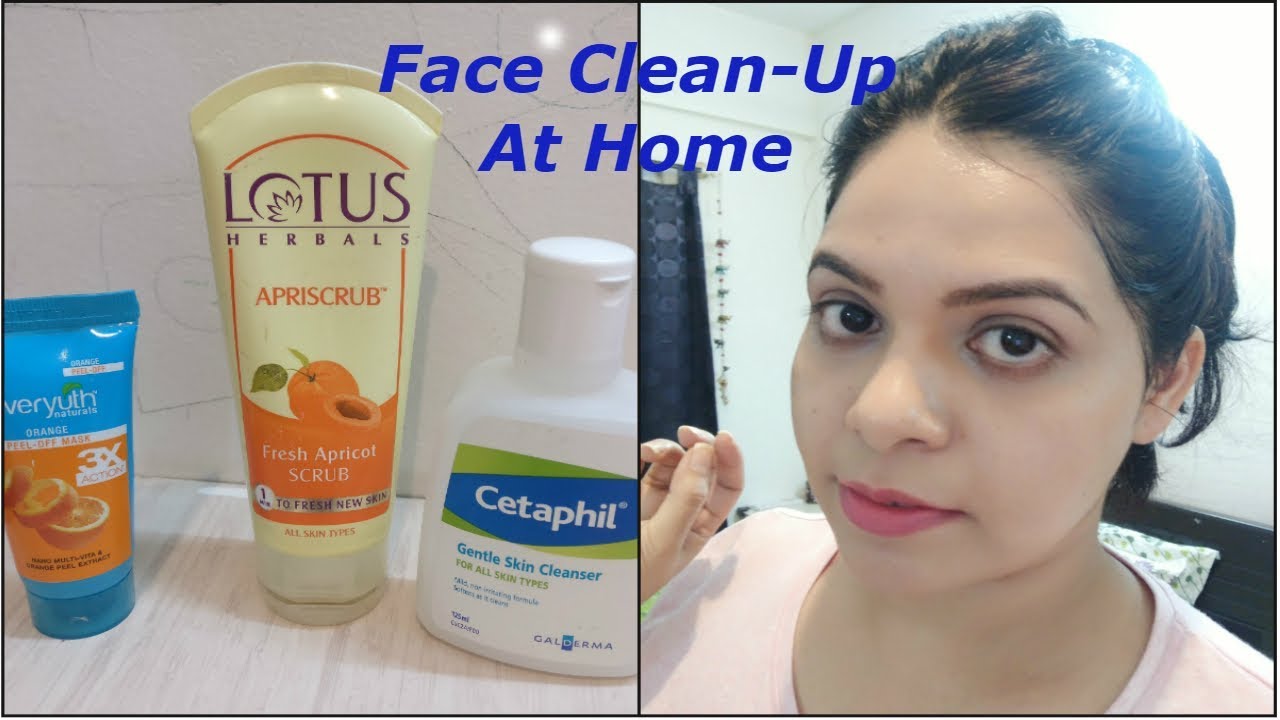 Face Clean-Up At Home...|How to do Clean_Up At Home.. - YouTube