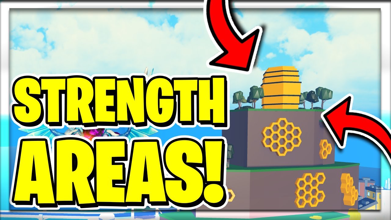 All *STRENGTH* TRAINING AREA LOCATIONS In Roblox Power Simulator 2 ...