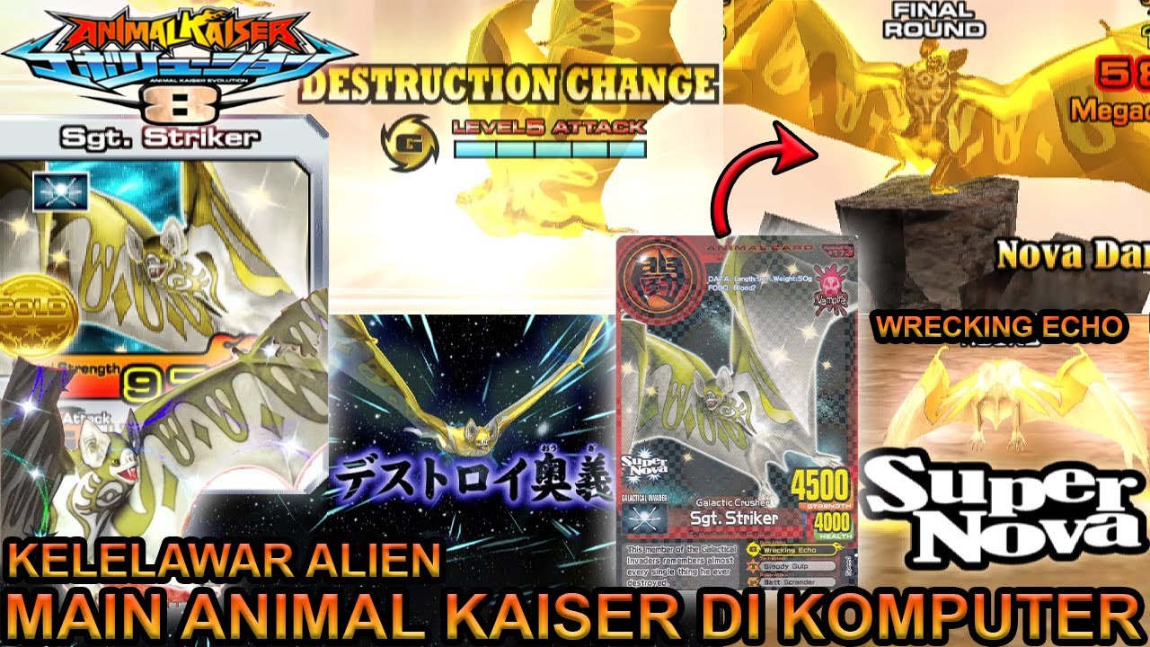 KELELAWAR ALIEN SGT STRIKER GALACTICAL INVADERS DI KOMPUTER !!! - ANIMAL KAISER EVOLUTION PC ...