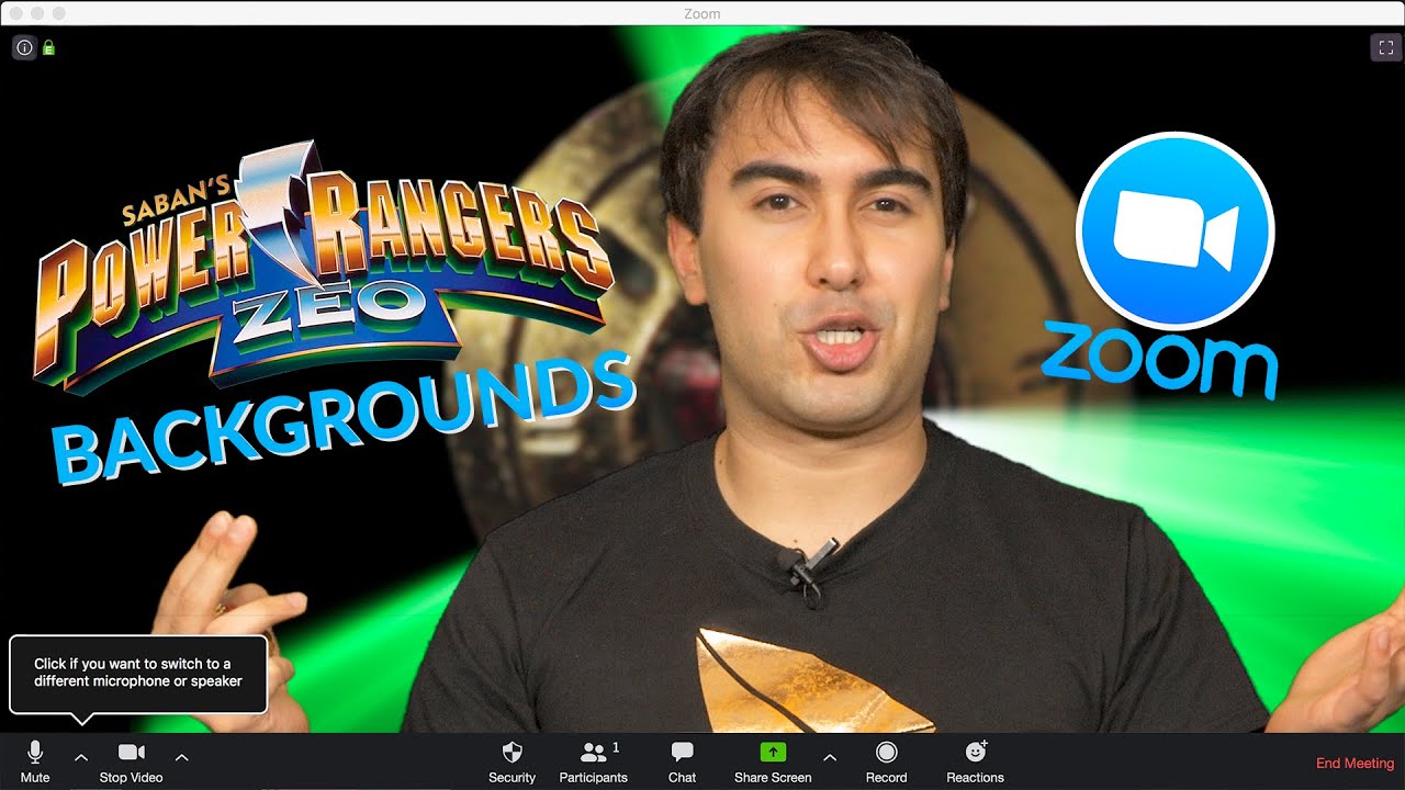 Morphing Into Your Zoom Meetings (Power Rangers) - YouTube